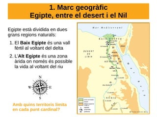 Tema 10 les primeres civilitzacions: Egipte (1ESO) | PDF