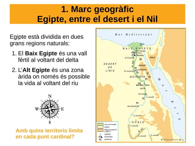 Tema 10 les primeres civilitzacions: Egipte (1ESO) | PDF