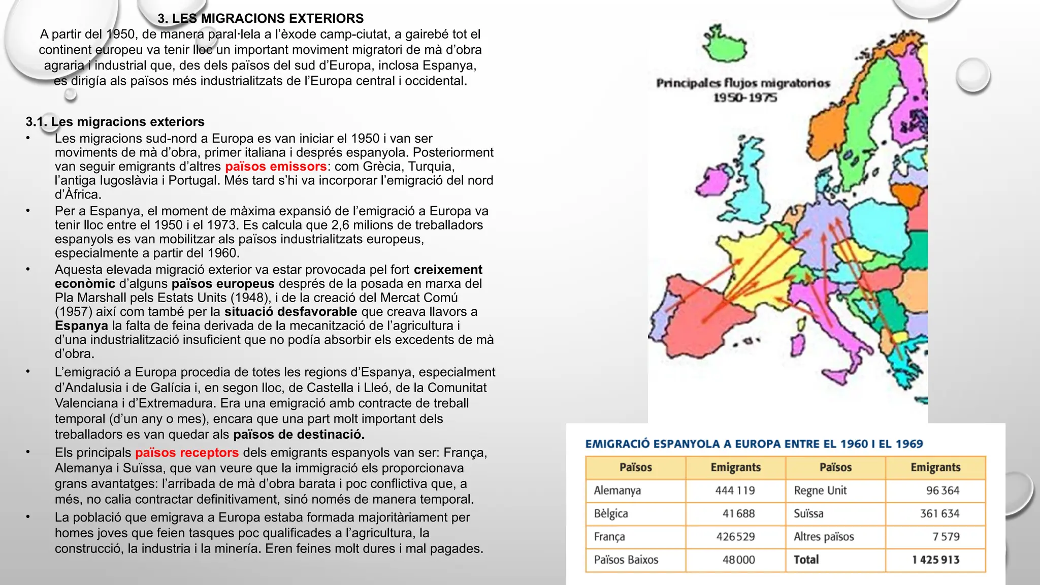 TEMA 10 ELS FLUXOS MIGRATORIS- 2n de Batxillerat | PPTX