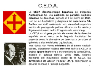 Tema 10 segunda republica y guerra civil conceptos | ODP
