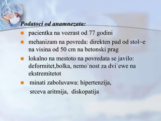 Fractura subthrochanterica femoris | PPT