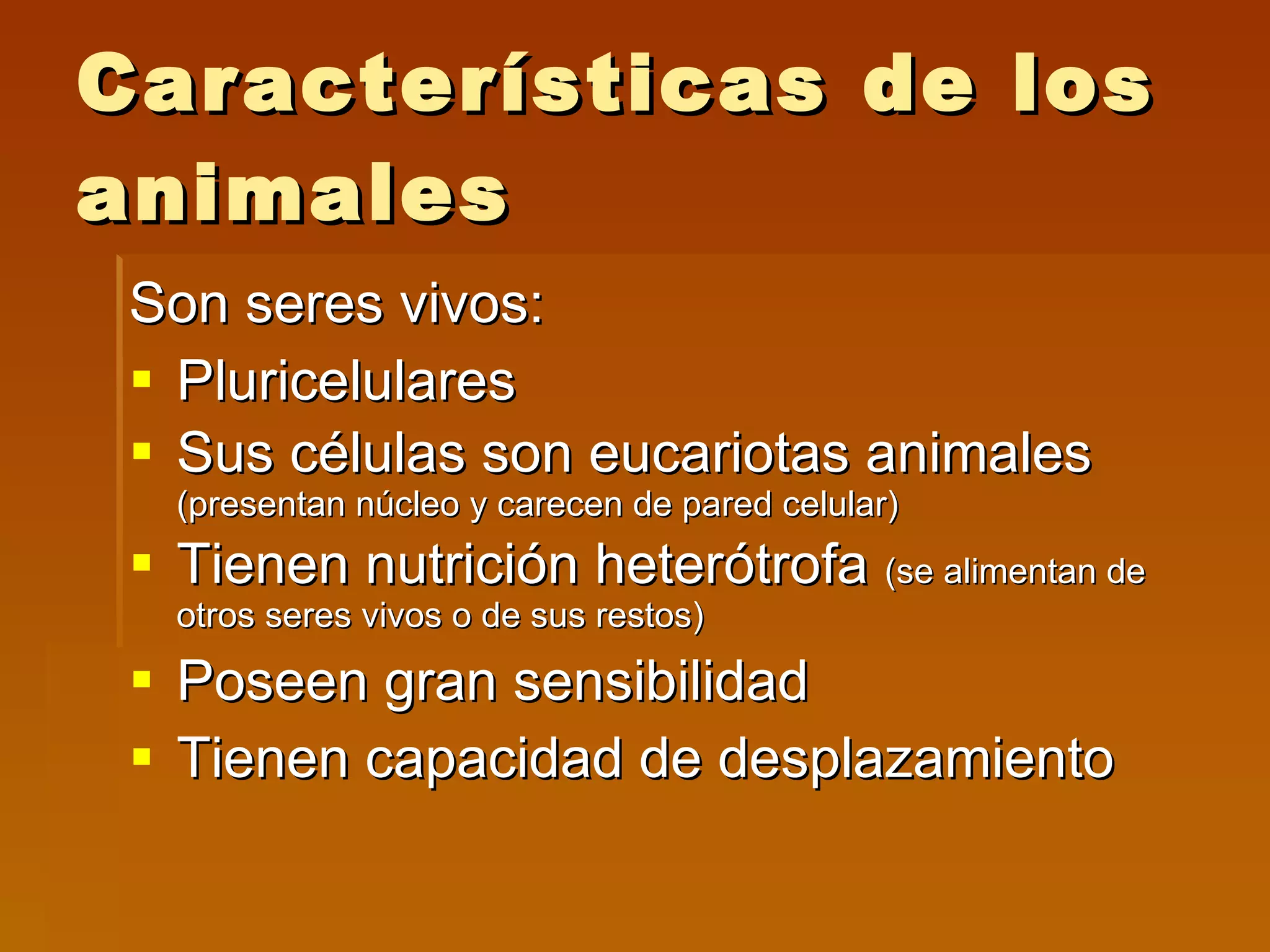 Tema 11 Los Animales | PPT | Biological Sciences | Science