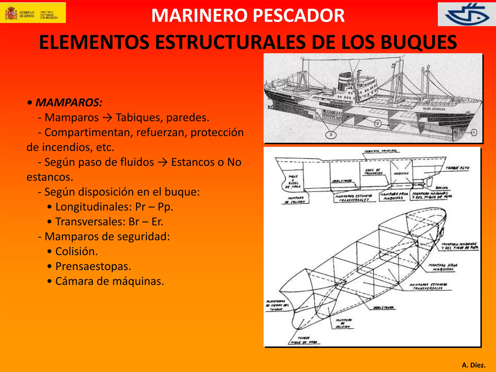 Tema 1_2 Elementos estructurales y construcción de buques | PPTX