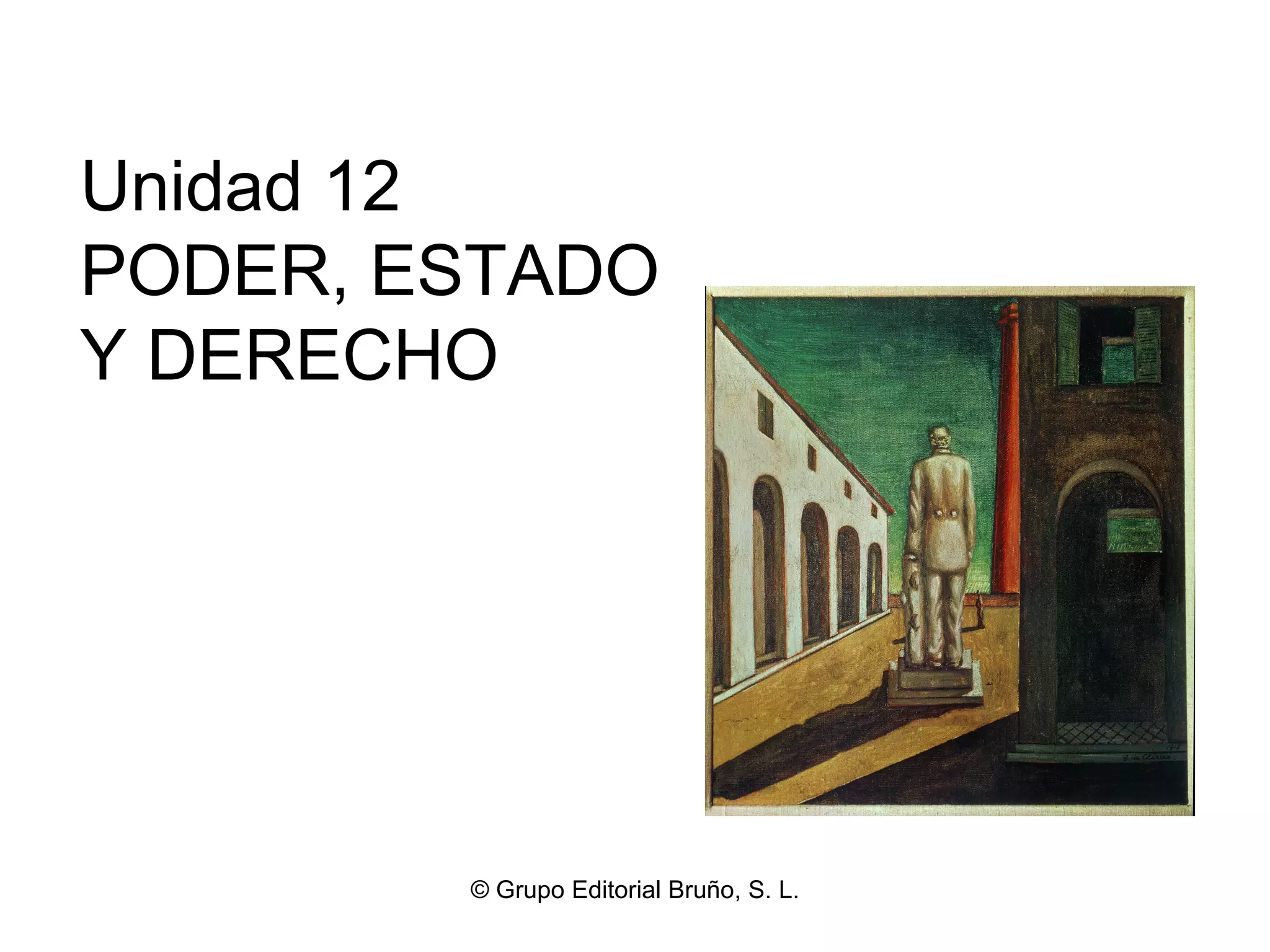 Tema 12, poder estado y derecho | PPT
