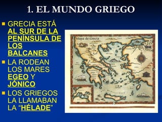 Tema 14 LA HISTORIA DE GRECIA | PPT