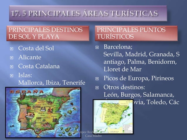 Tema 17. el turismo en españa. | PPTX