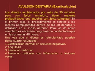 TEMA 18 TRATAMIENTO DE URGENCIA E NDIENTES ANTERIORES.ppt