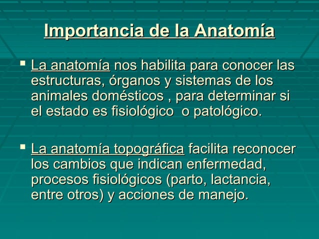 Tema 1 anatomia copia | PPT
