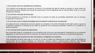 Tema 1 concepto curriculum | PPTX