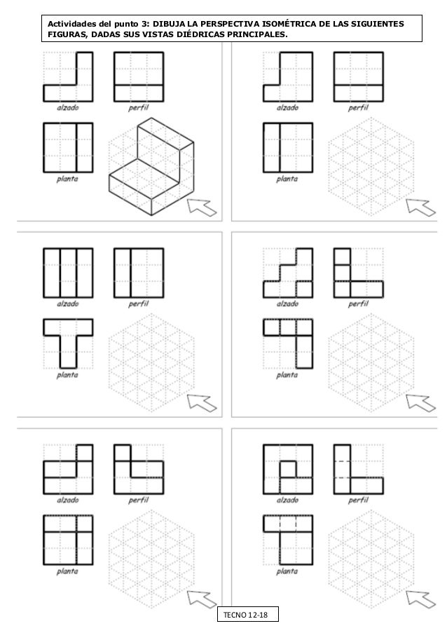 Isometric perspective drawing – MYP Design
