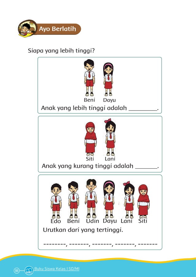 Lkpd Kelas 1 Tema 1 Diriku Subtema 2 Tubuhku Pembelajaran 1 - EmriDev