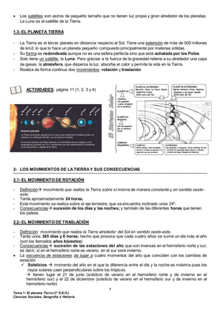 Tema 1 el planeta tierra | PDF