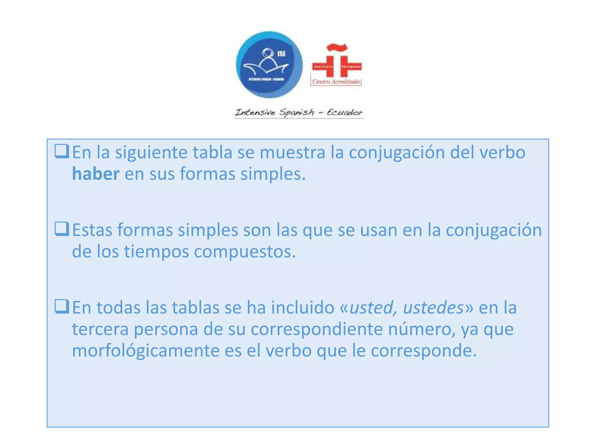 Tema 1 el verbo | PPTX
