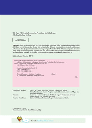 Tema 1, indahnya kebersamaan 1-kurikulum 2013-bse kelas 4 sd-buku guru ...