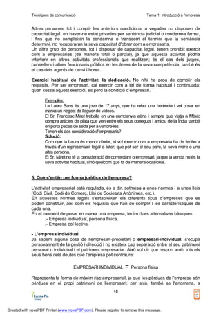 Tema 1 Introducció A Lempresa | PDF