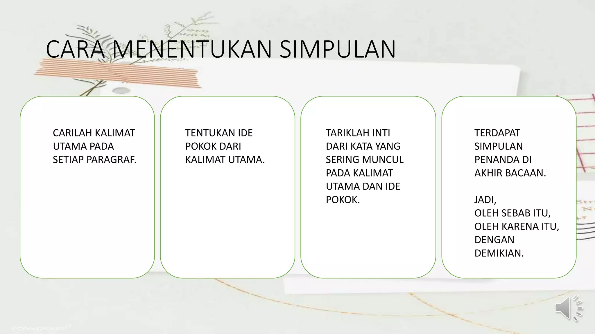 TEMA 1 KALIMAT UTAMA,IDE POKOK,DAN KALIMAT PENJELAS (1).ppt