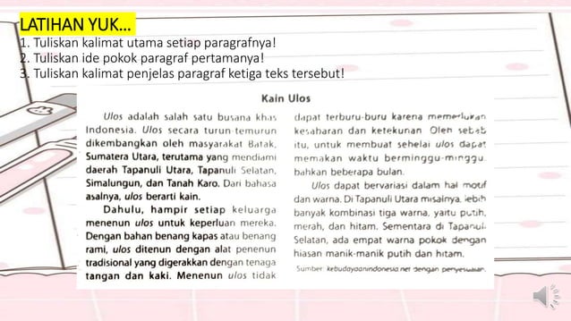 TEMA 1 KALIMAT UTAMA,IDE POKOK,DAN KALIMAT PENJELAS (1).ppt