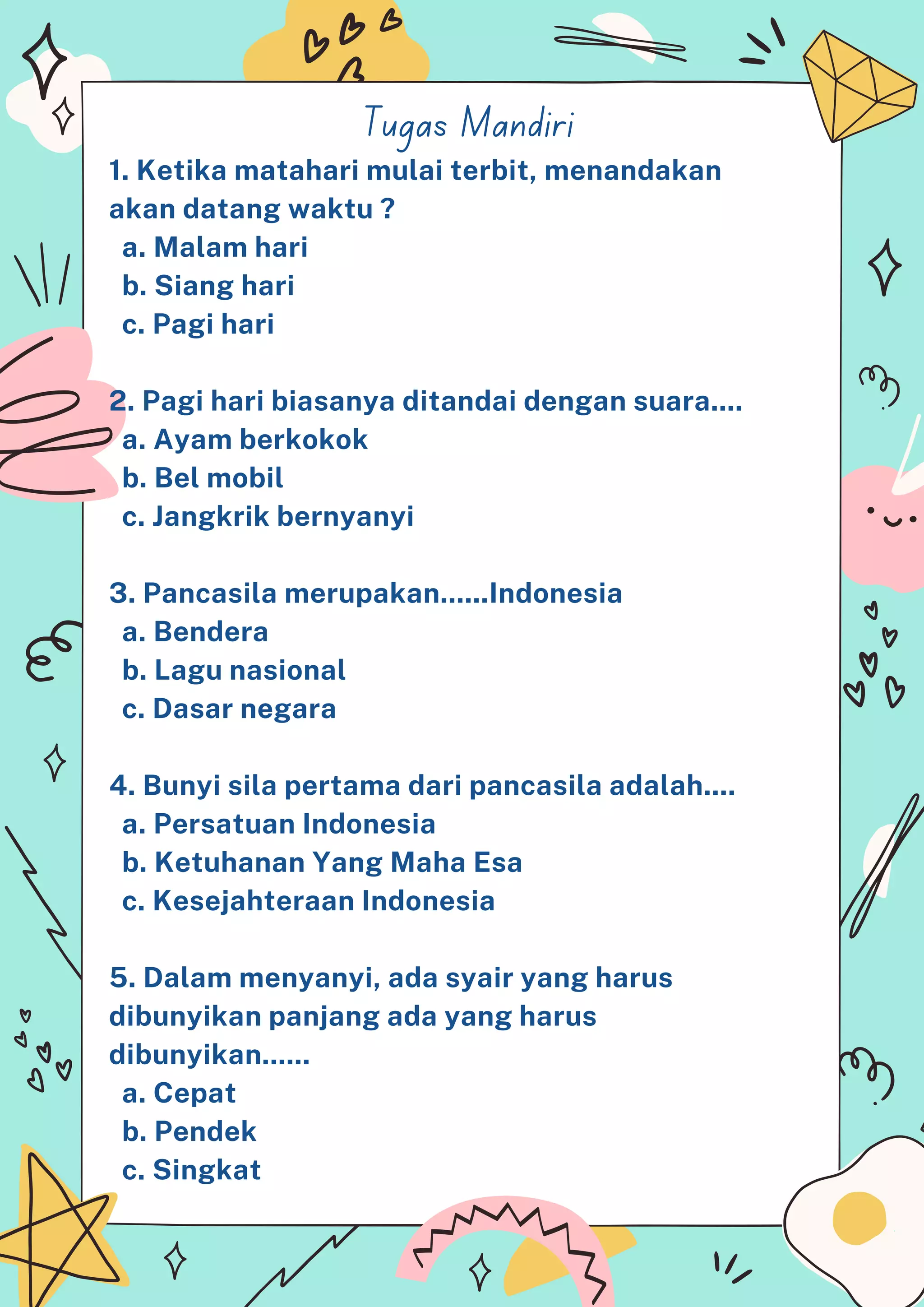 Modul Pembelajaran Kelas 1 | PDF