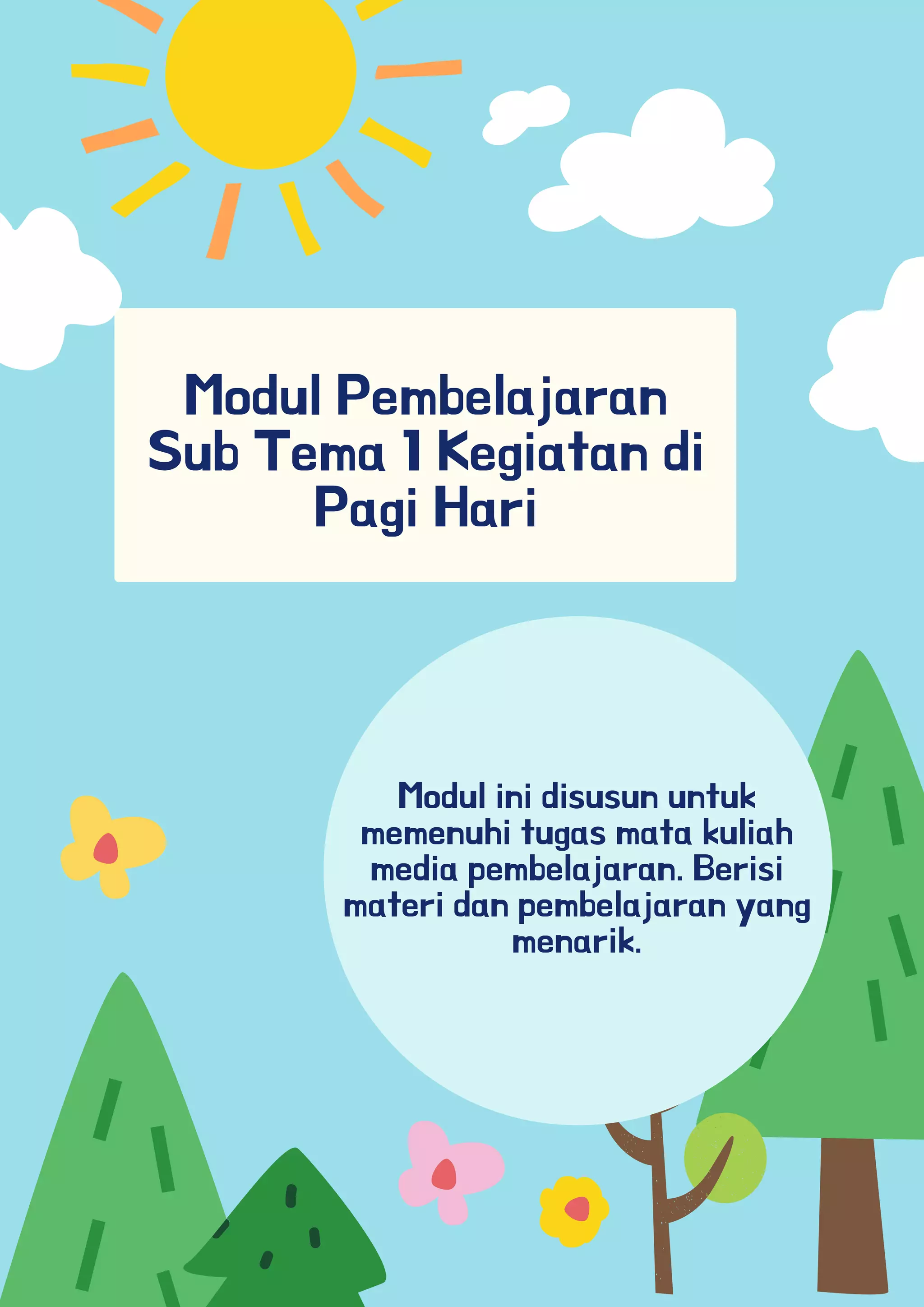 Modul Pembelajaran Kelas 1 | PDF