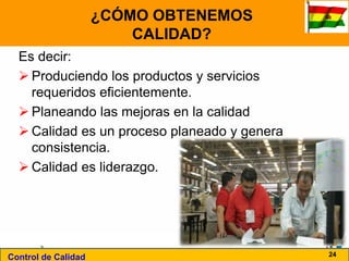 Tema 1 La Calidad .ppt