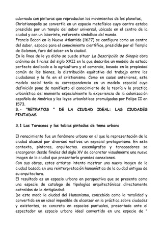 Tema 1 la imagen de la ciudad. Asig del Grado de Arte. Uned. | ODT
