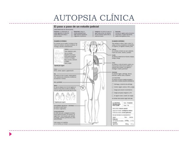 AUTOPSIA CLÍNICA Y AUTOPSIA MÉDICO-LEGAL.