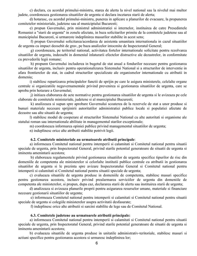 Sistemul national de management al s.u. | PDF