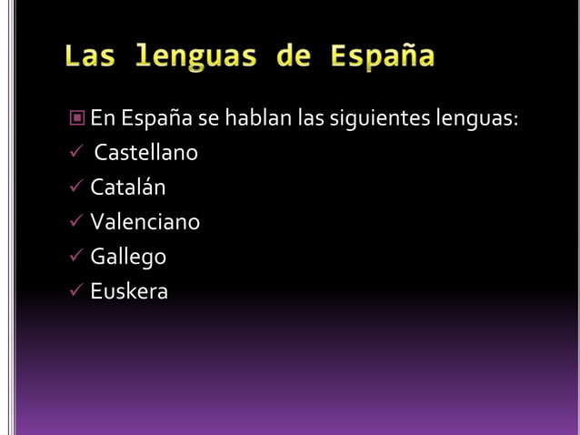 Tema 2 Lenguas y dialectos de España | PPT