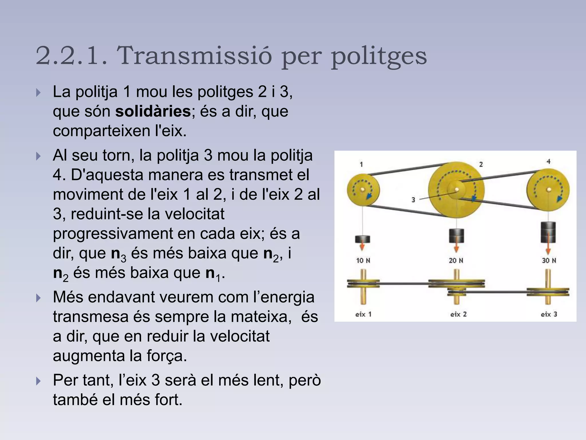 MECANISMES DE TRANSMISSIÓ DEL MOVIMENT | PPTX