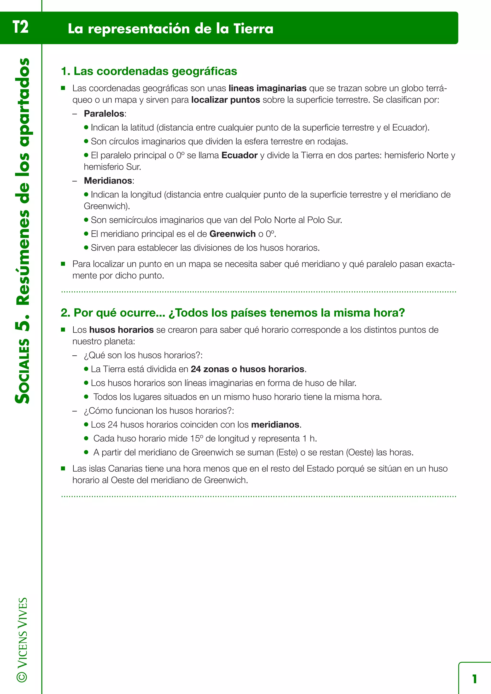 Tema 2. la representacion de la tierra | PDF