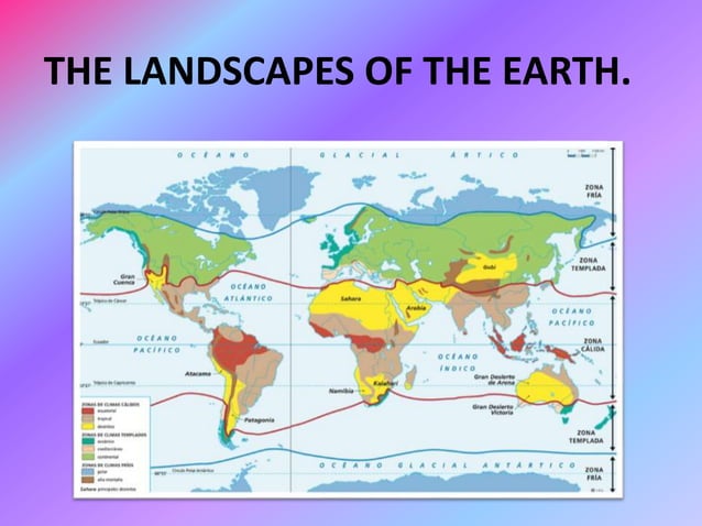 The landscapes of the earth | PPTX | Weather | Science