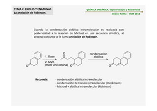 QUIMICA ORGANICA I ENOLES Y ENAMINAS LIBR | PDF