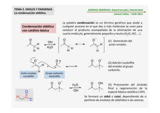 QUIMICA ORGANICA I ENOLES Y ENAMINAS LIBR | PDF