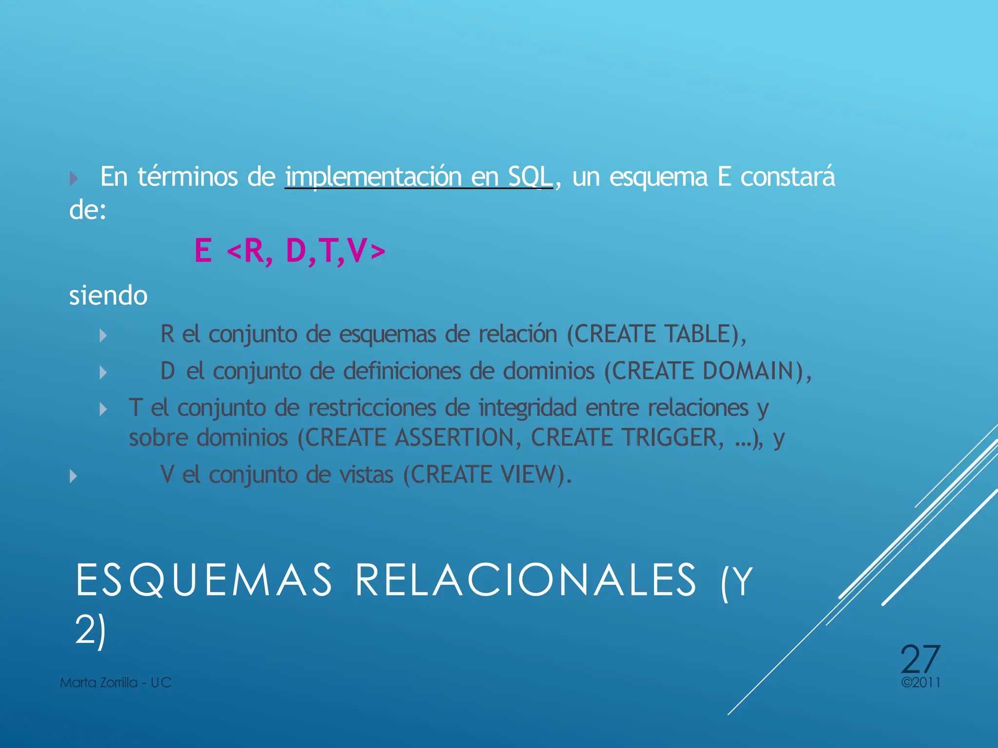 Modelo Relacional y componentes principales | PPTX