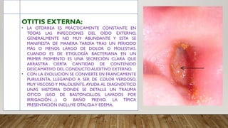 TEMA 2. SEMIOLOGIA DEL OIDO(.pptx terminos utilizados en ...