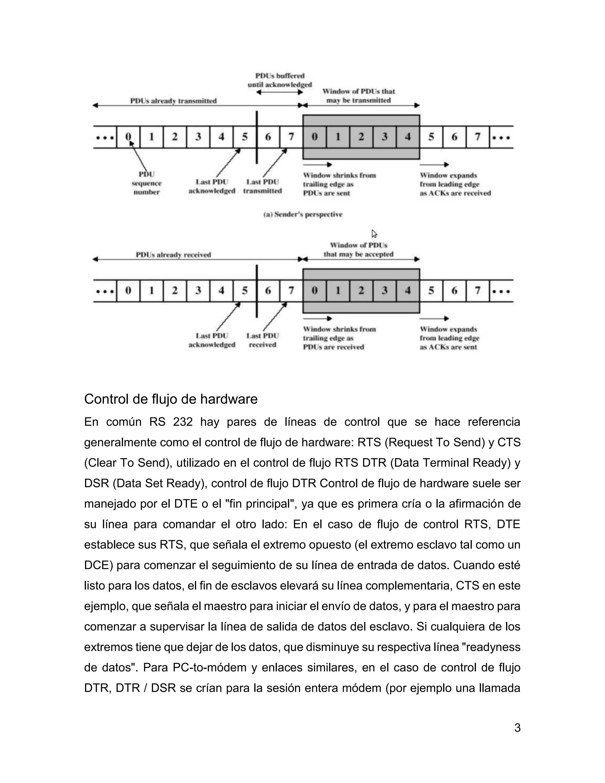 Definiciones de control de flujo y mecanismos para el control de flujo ...