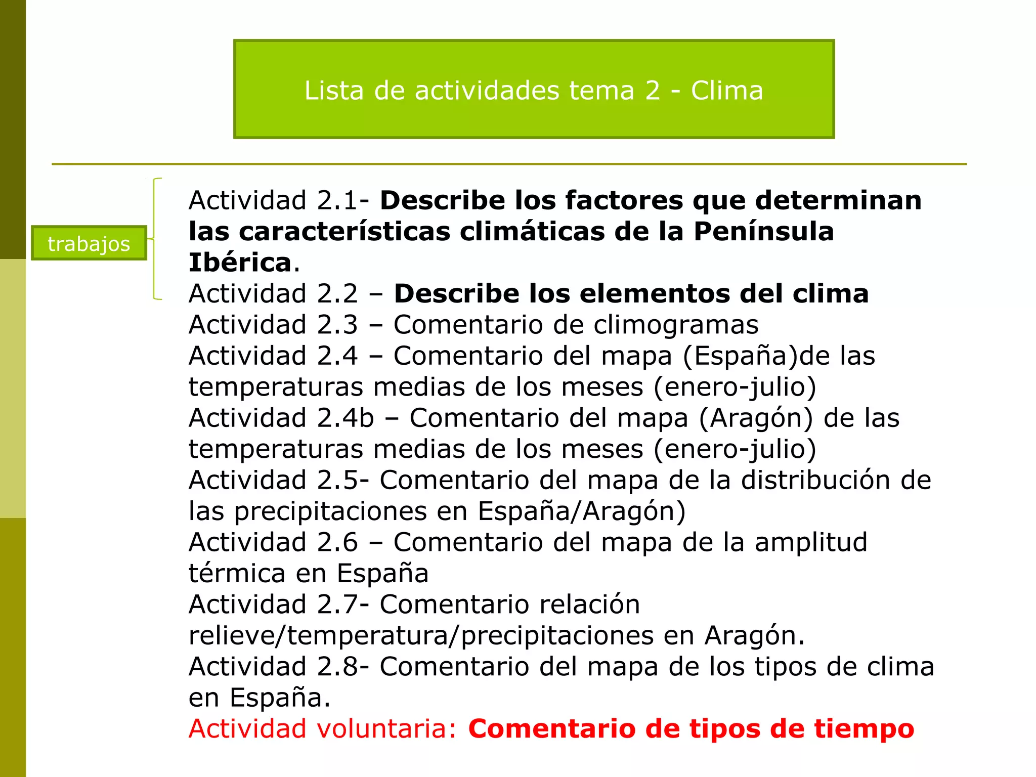 Tema 2 clima | PPT