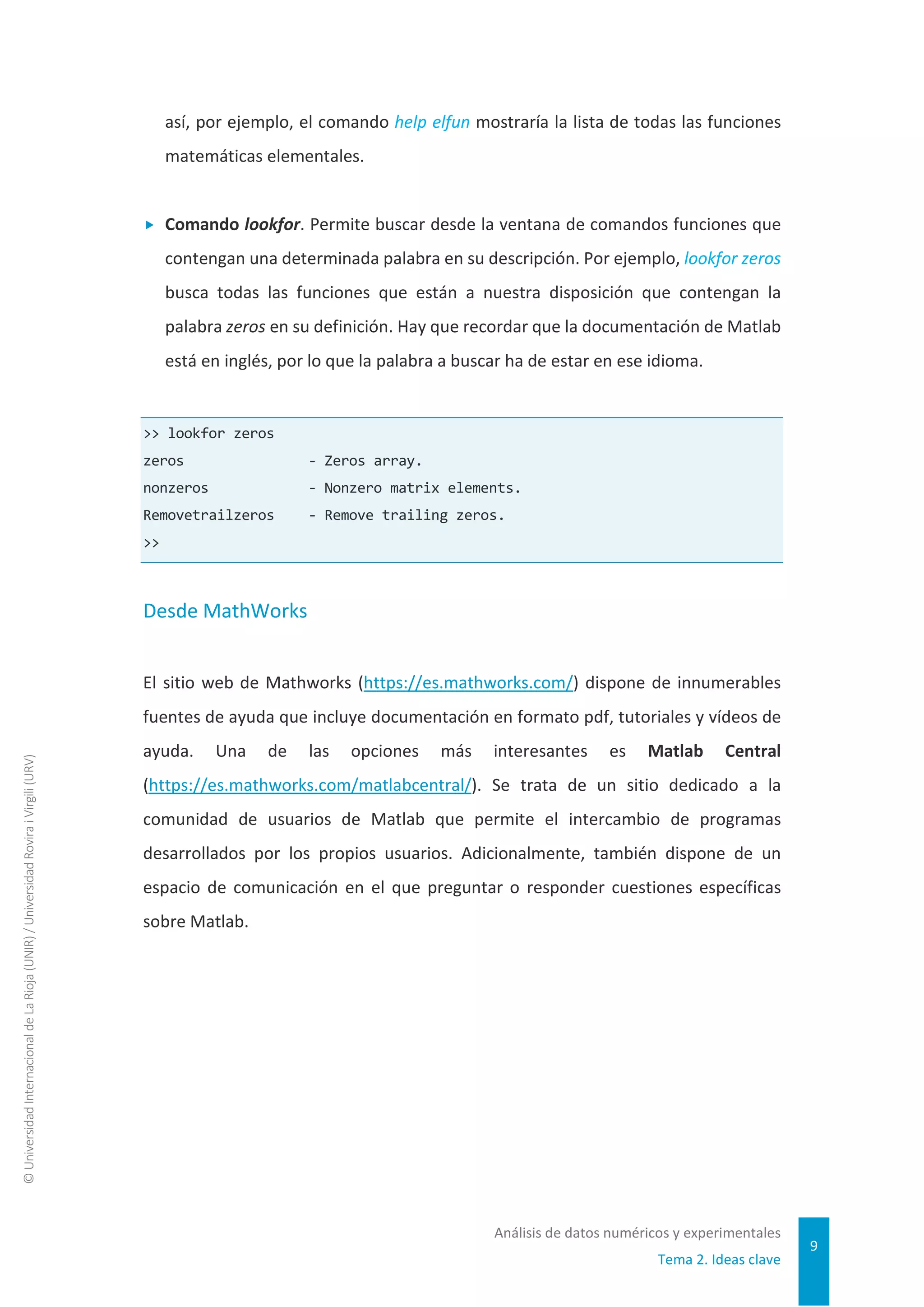 Tema2 fundamentos de matlab | PDF