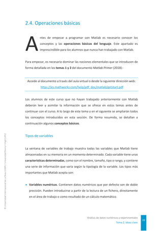 Tema2 fundamentos de matlab | PDF | Programming Languages | Computing