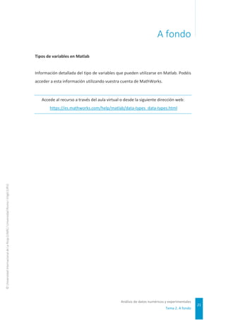 Tema2 fundamentos de matlab | PDF | Programming Languages | Computing