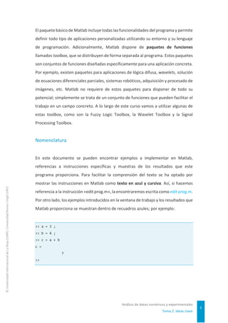 Tema2 fundamentos de matlab | PDF | Programming Languages | Computing