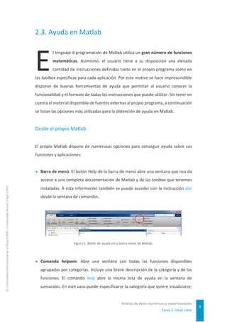 Tema2 fundamentos de matlab | PDF | Programming Languages | Computing