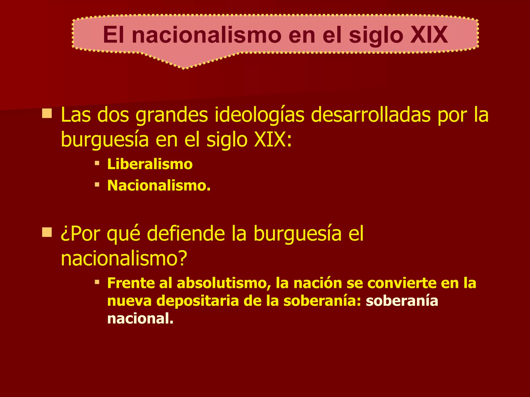 Tema 2. liberalismo y nacionalismo. conceptos básicos | PPT