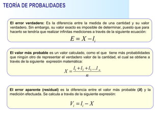 Tema 2. medicion de distancia y teoria de errores | PPT