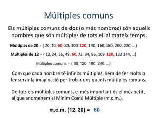 Tema 2, 1r eso divisibilitat | PPT