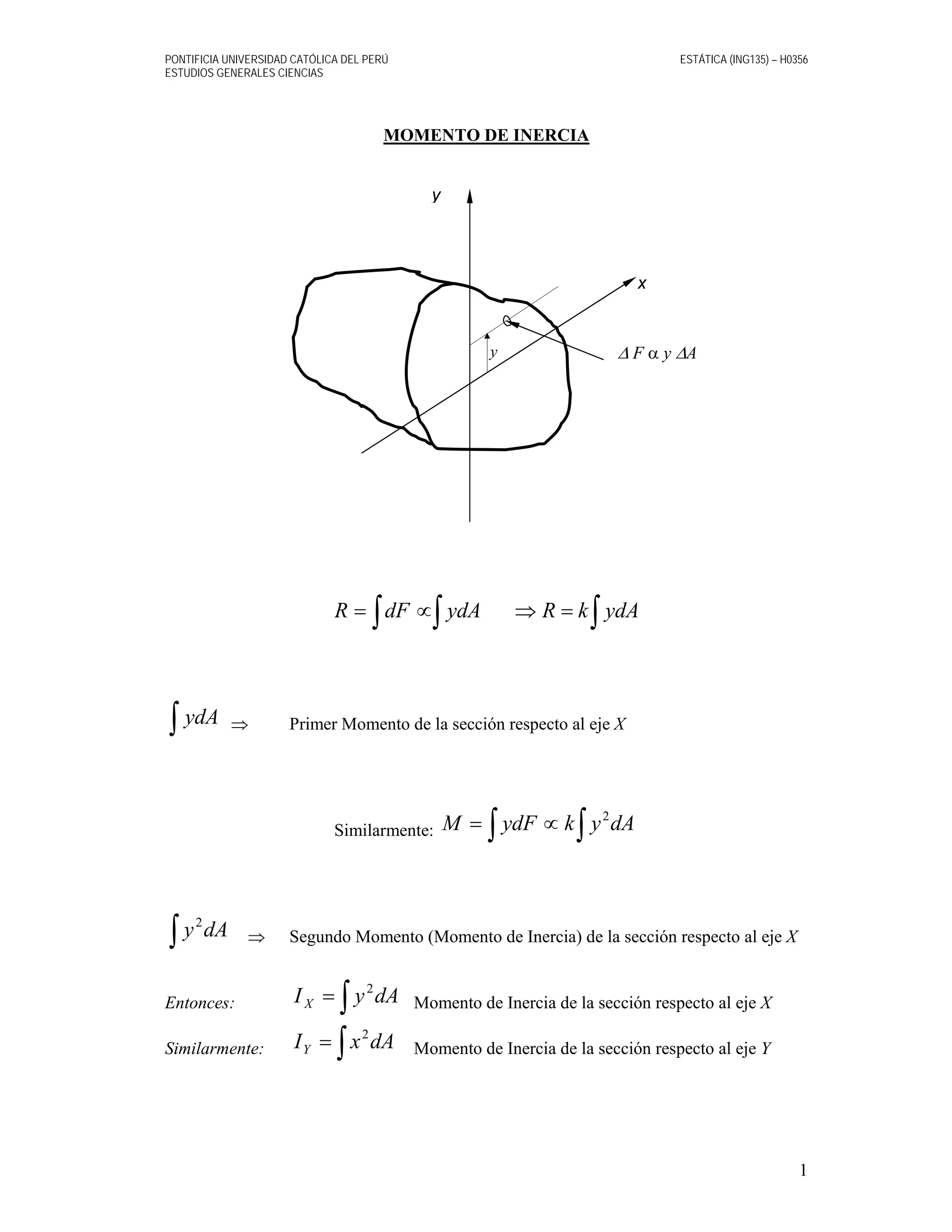 Tema27-Momento de Inercia00.pdf - curso estatica | PDF