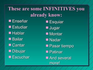 TEMA 2A GRAMMAR -AR VERBS | PPT