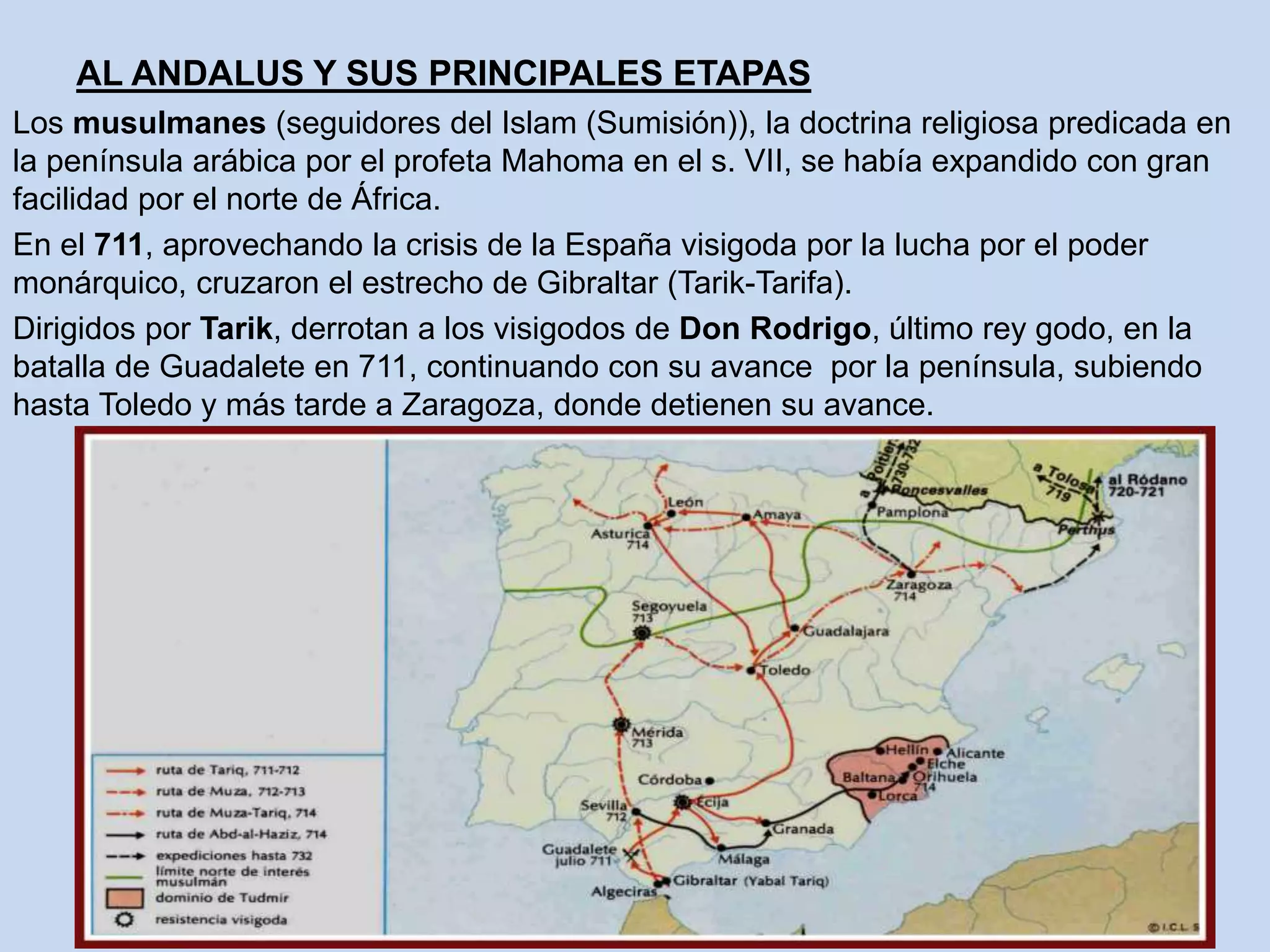 Tema 2 al andalus y sus principales etapas | PPTX