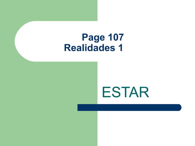 TEMA 2B GRAMMAR ESTAR | PPT