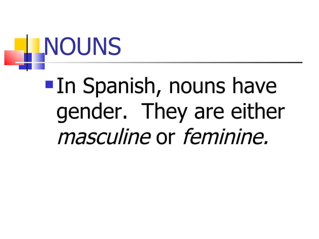 TEMA 2B GRAMMAR NOUNS | PPT